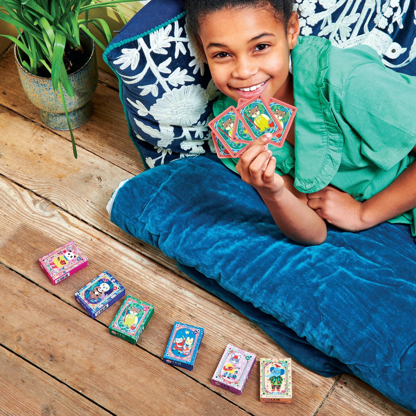 Yumi Tiny Playing Cards Assortment by eeBoo | Unique Fun Gifts