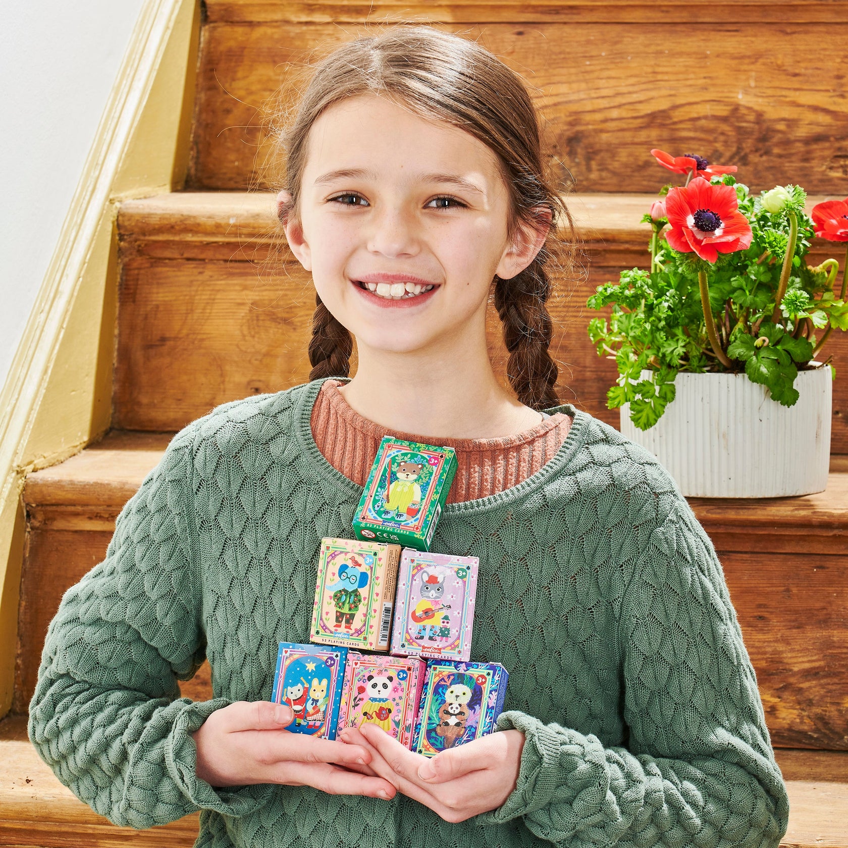 Yumi Tiny Playing Cards Assortment by eeBoo | Unique Fun Gifts