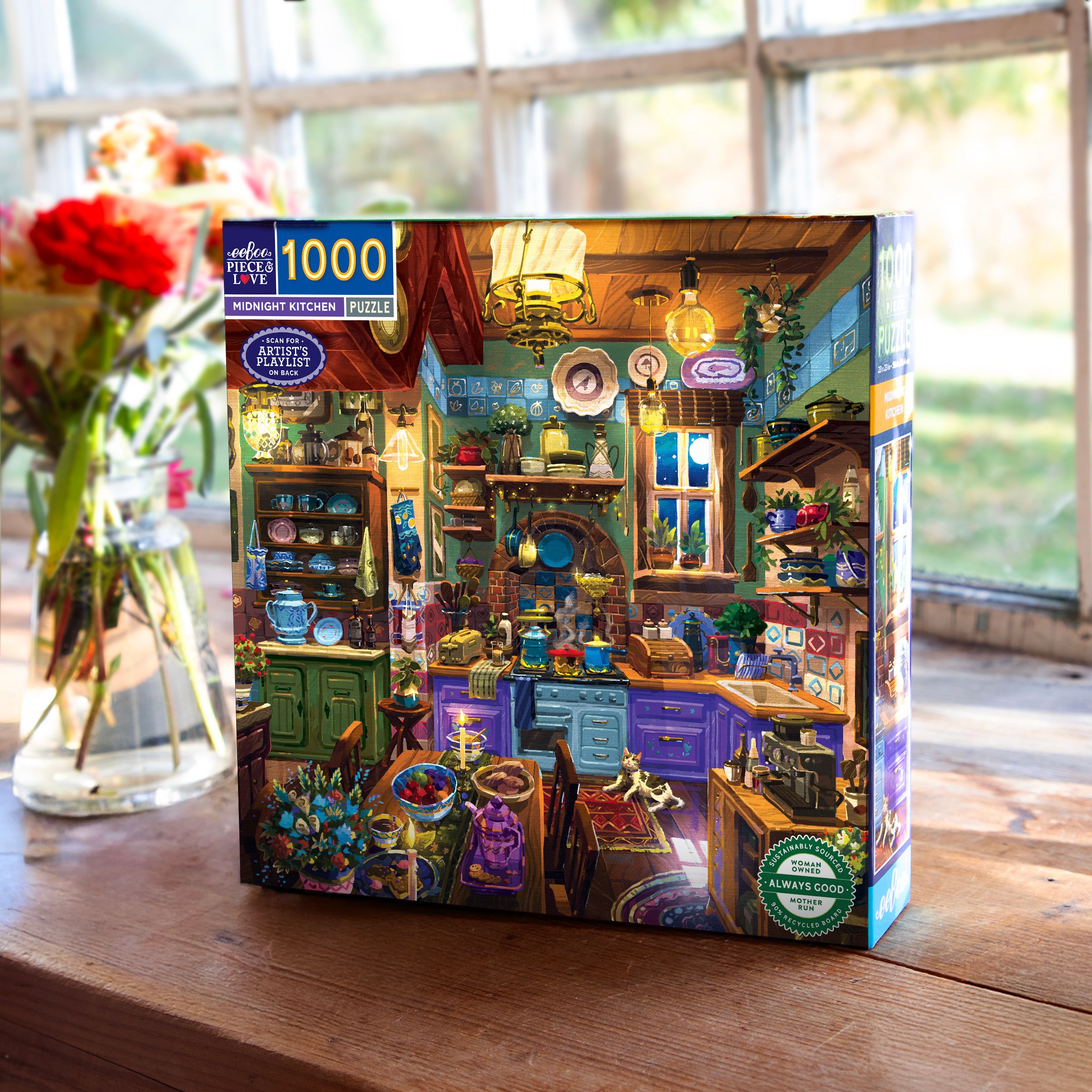 Midnight Kitchen 1000 Piece Puzzle – eeBoo