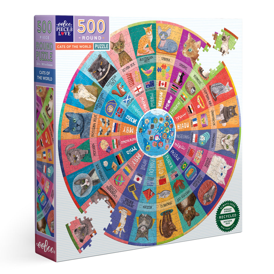 Round Jigsaw Puzzles – eeBoo