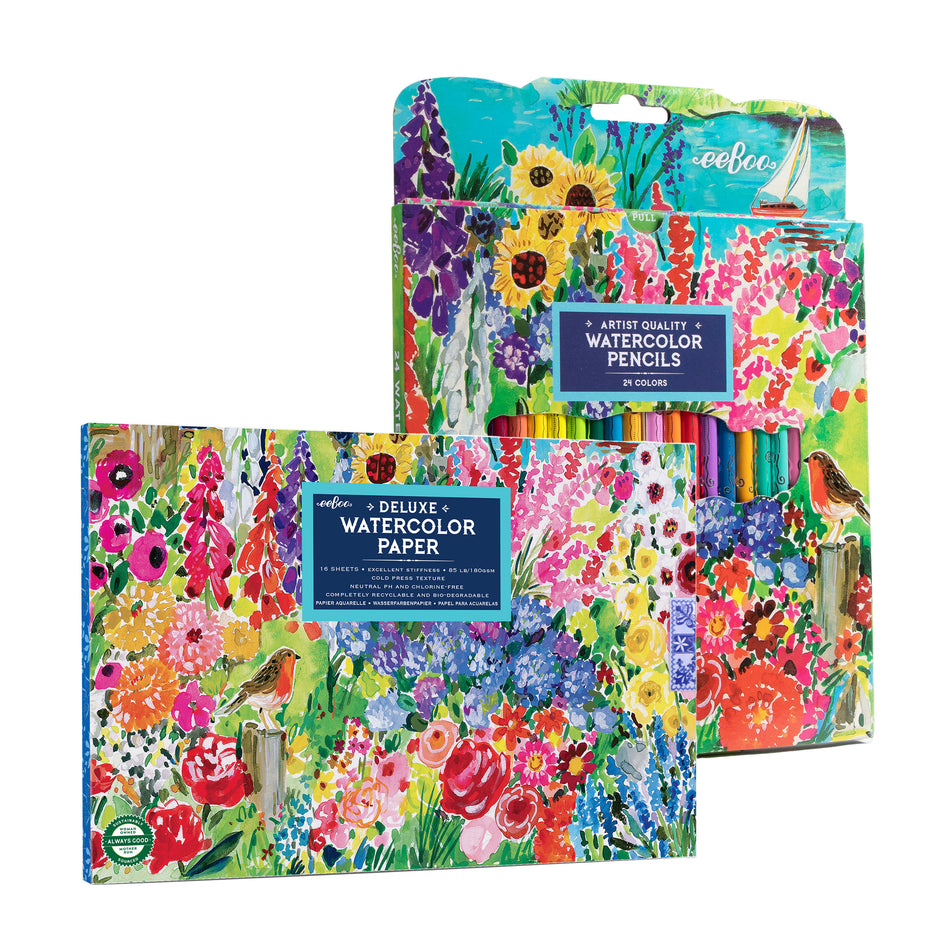 eeBoo Art Supplies Color Pencils, Sketchbooks, Watercolors, Journals