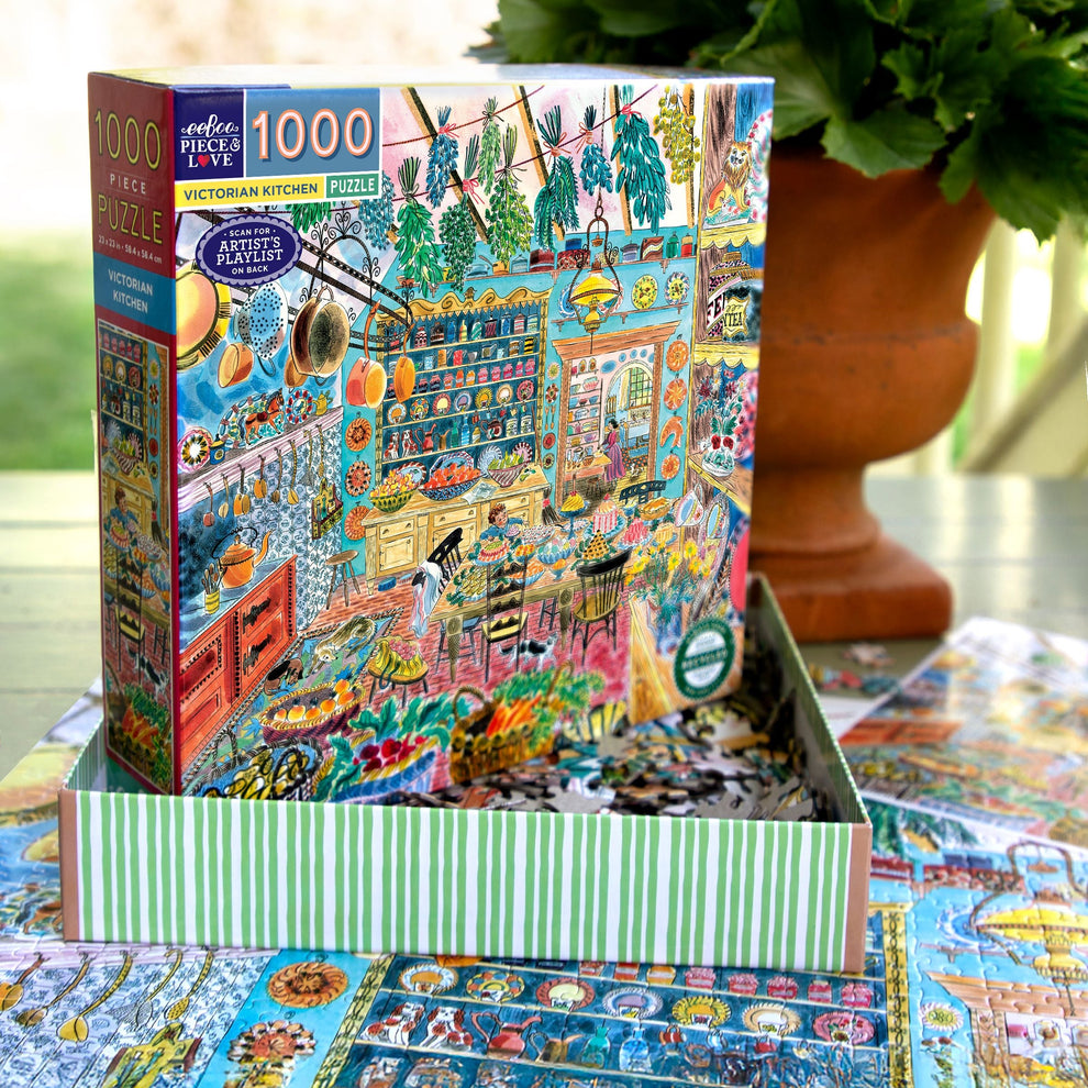 Victorian Kitchen 1000 Piece Puzzle by eeBoo | Unique Beautiful Gifts
