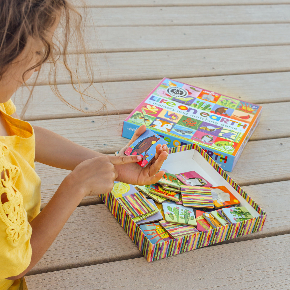 Life on Earth Animal Memory and Matching Game eeBoo Gifts for Kids 3+