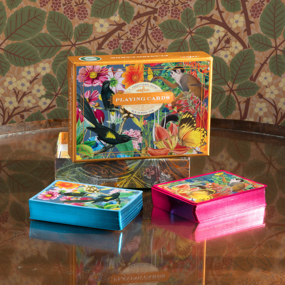 eeBoo Classic Card Games Uniquely Illustrated Cards for Adults & Kids