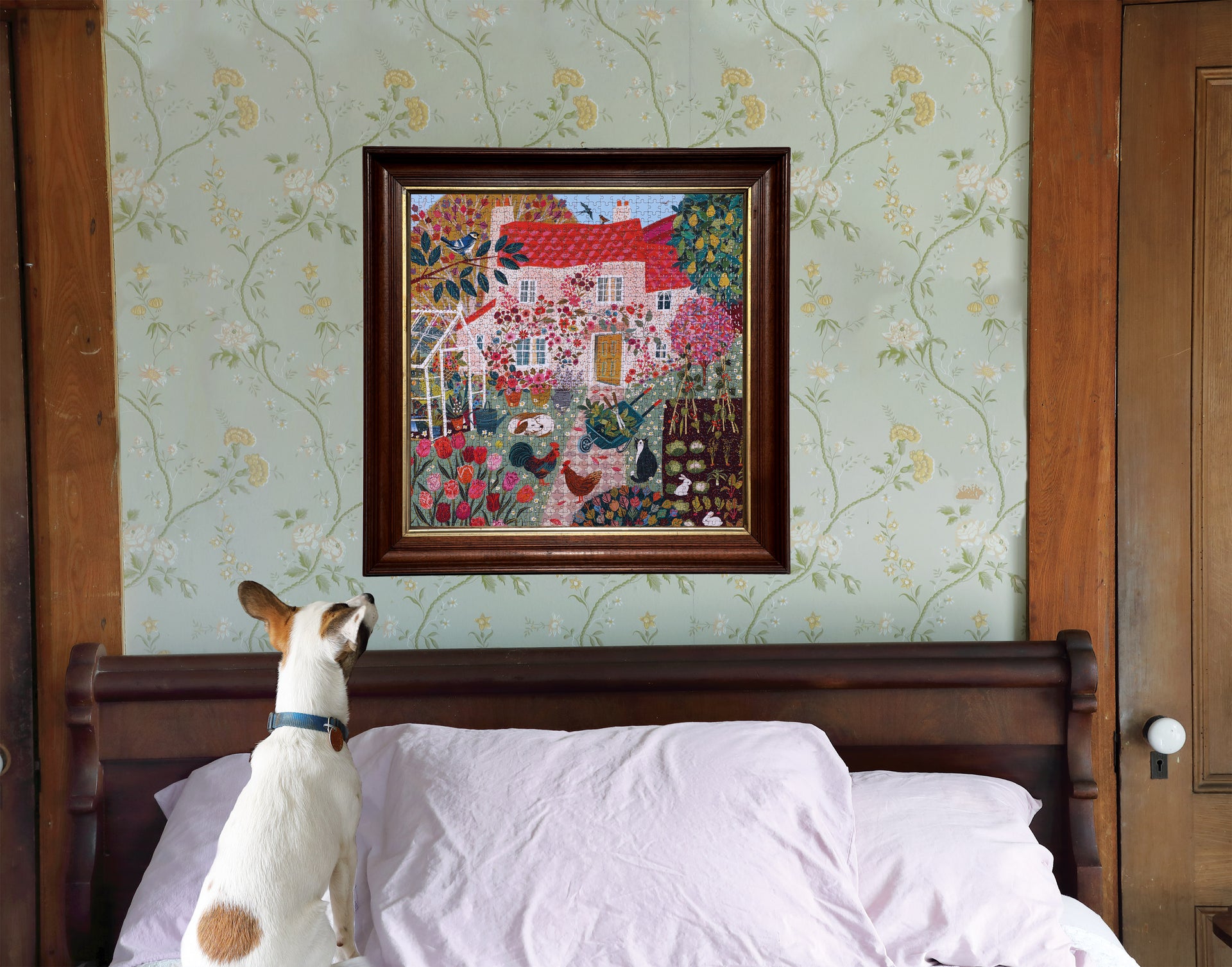 English Cottage 1000 Piece Jigsaw Puzzle Cottagecore | eeBoo Piece & Love