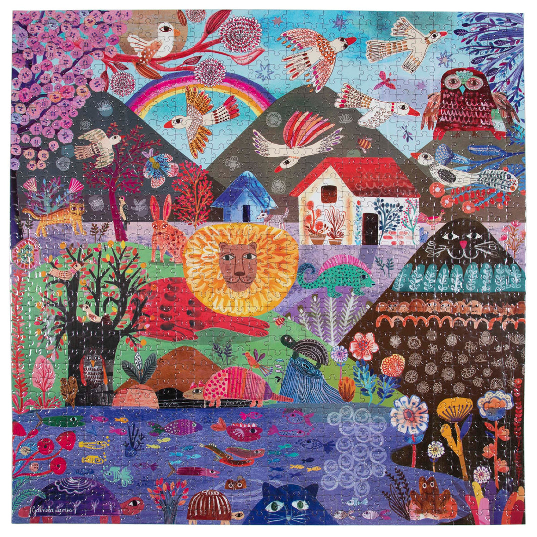 eeBoo Piece & Love Jigsaw Puzzles Unique Gifts for Adults & Teens 14+