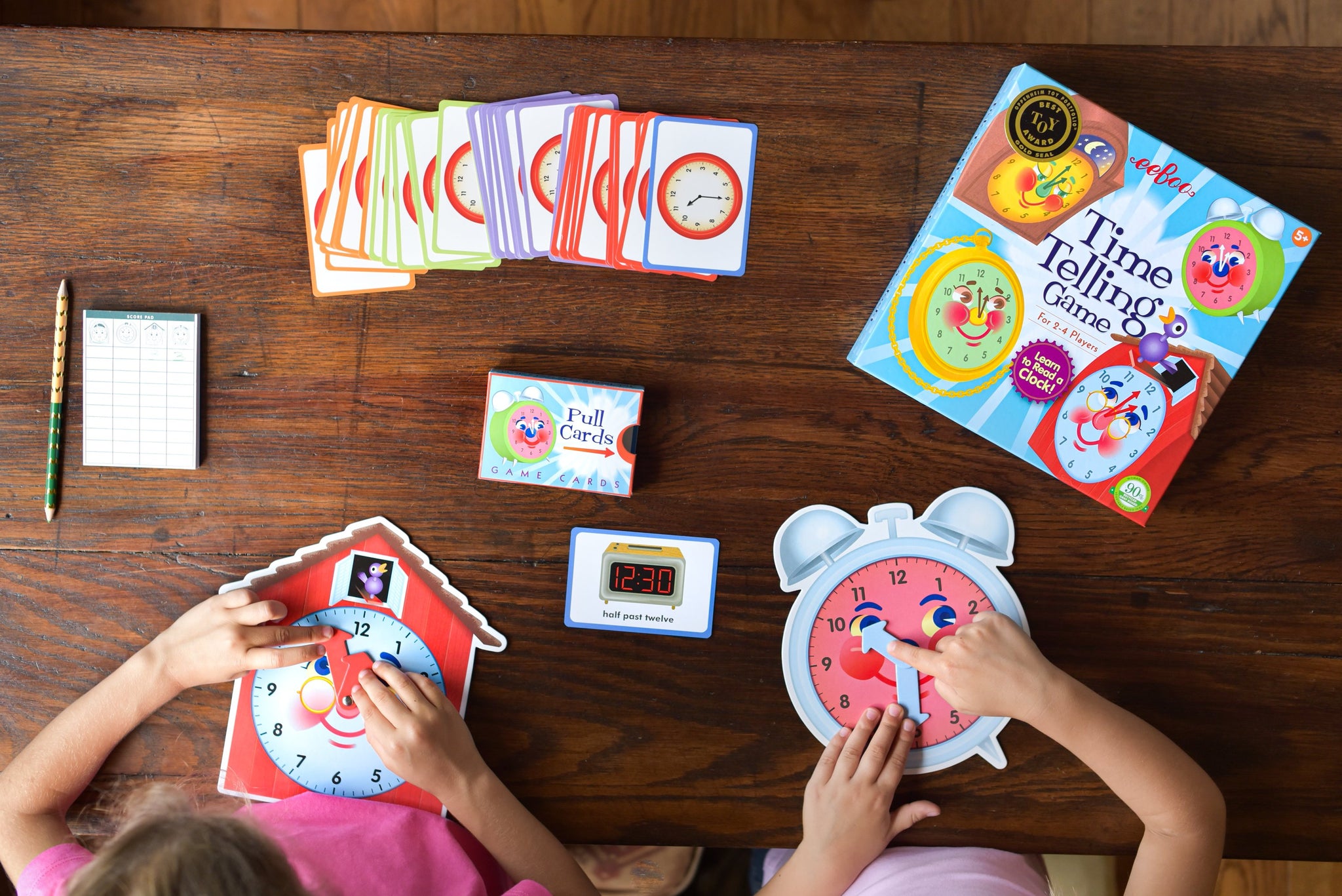 Time Telling Learn to Read a Clock Award Winning Game by eeBoo Kids 5+